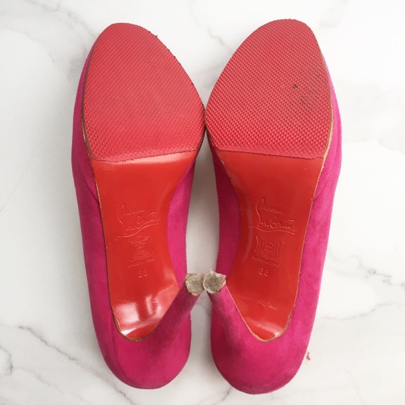 Christian Louboutin | Shoes | Christian Louboutin Filo Suede Pumps ...
